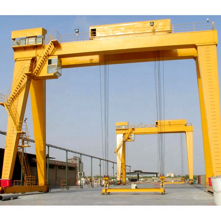 Henan Mine Crane heavy duty MG type double girder gantry crane with saddle