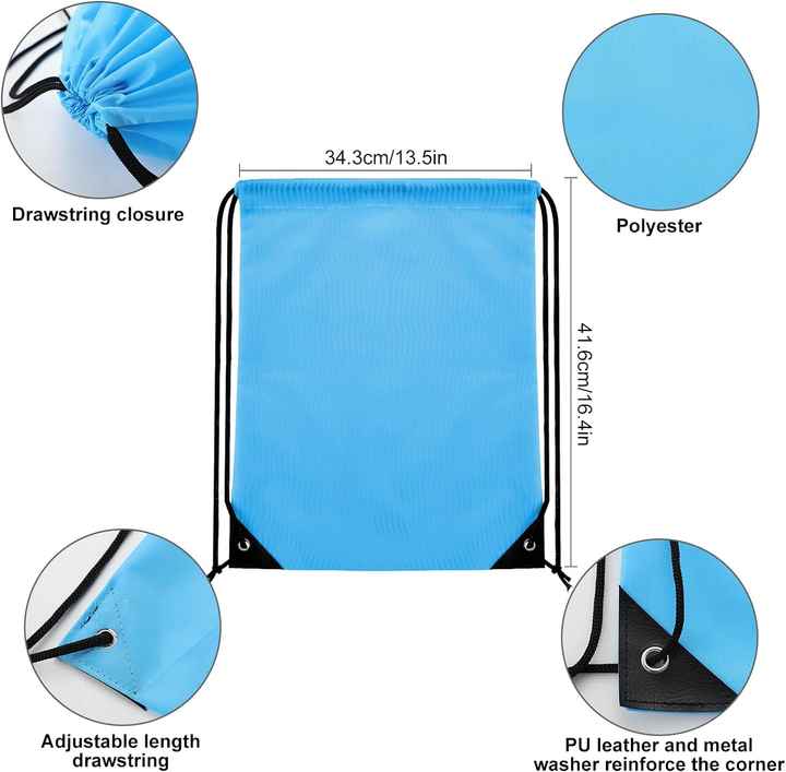 Durable 210d Custom Drawstring Backpack For Sports & Shopping Odm