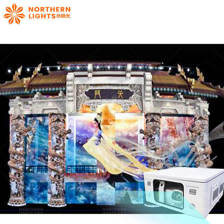 High Quality Outdoor Building Walls Interactive Projector Visual Effect ...