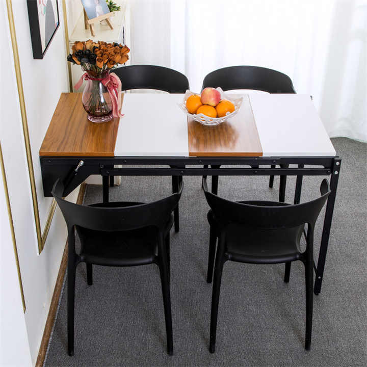 Modern Nordic Extendable Wall Mounted Folding Dining Table Set - Space ...