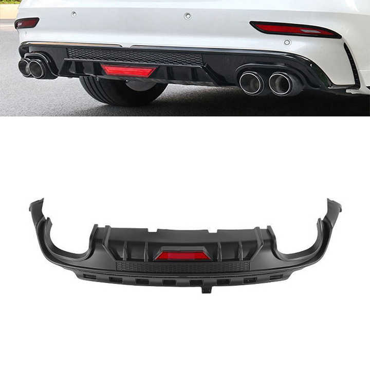 Car Rear Bumper Lip Diffuser Spoiler Rear Side Splitter Deflector For MG6 Pro/MG6 3 Gen 3rd 2021 ...