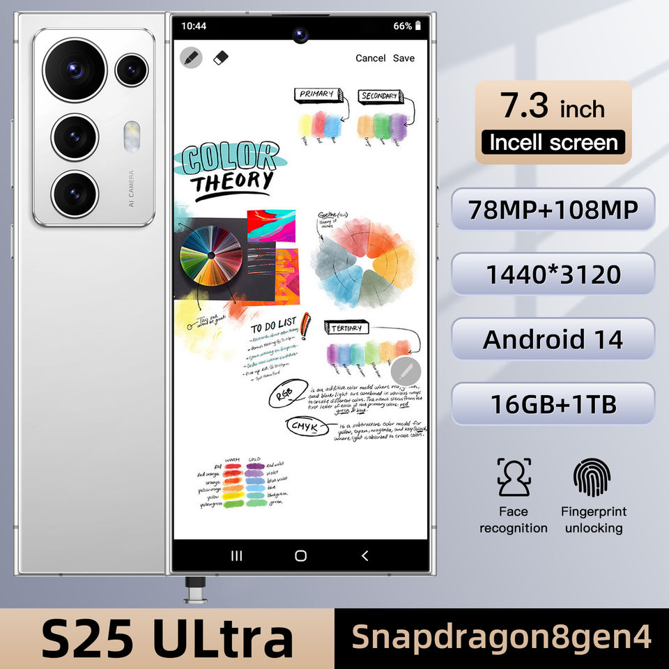 2025 New S25 Ultra 7.3 Inch Android 14.0 Smartphone 16GB+1TB Deca Core ...