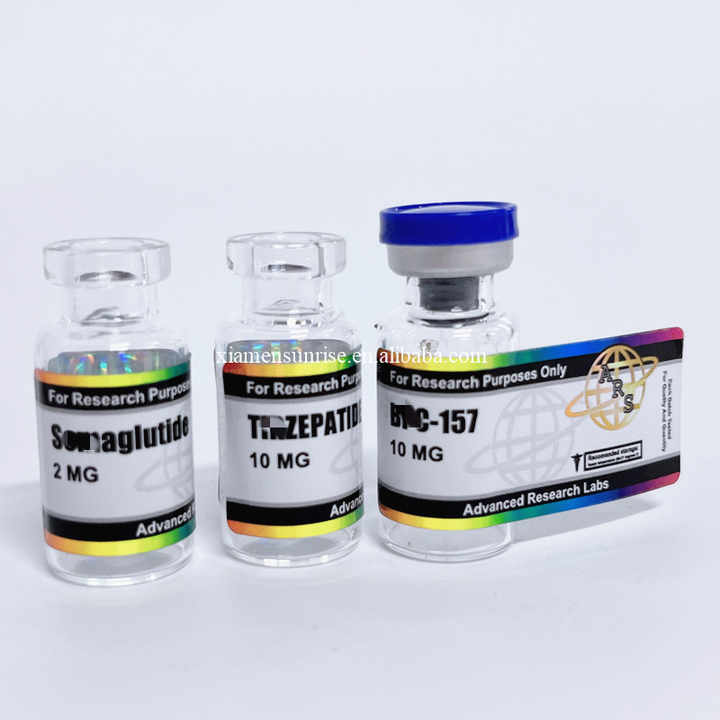 Free design custom print ssema 5mg ttirze10mg label for 2ml vial