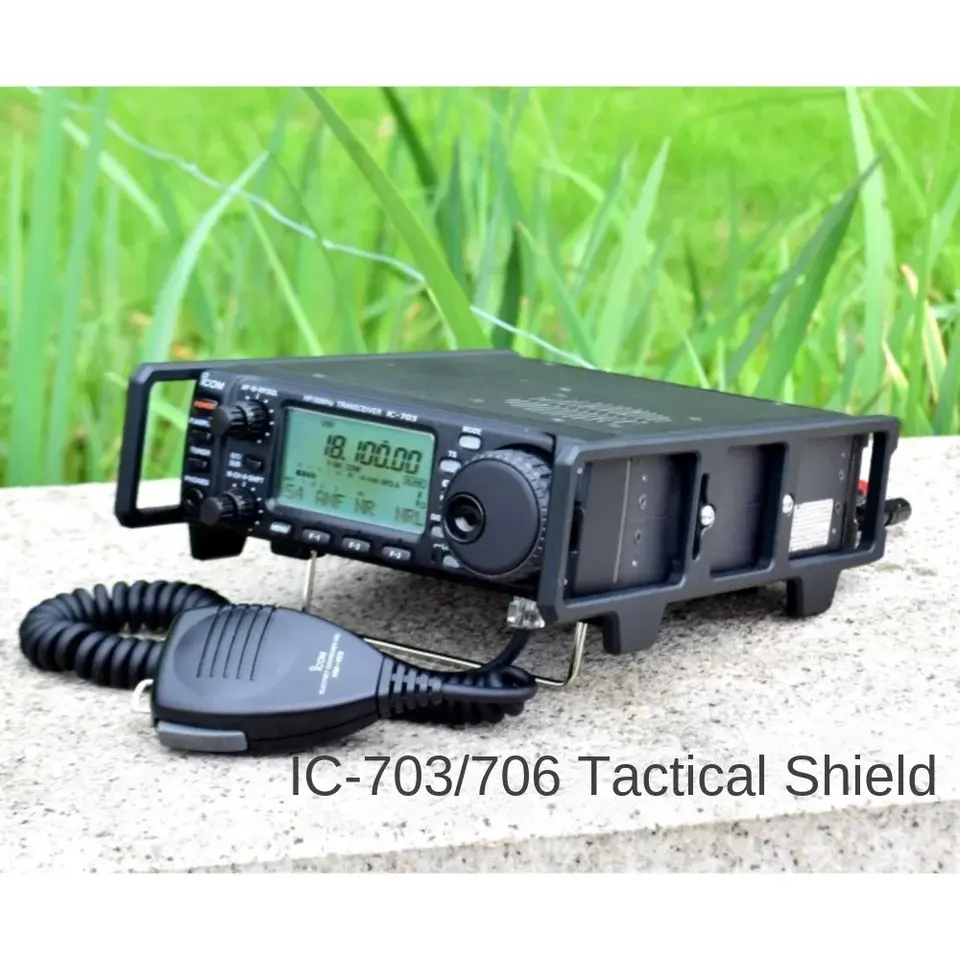 Custom IC-703/706 Series Shortwave Radio Tactical Shield Backpack Radio ...