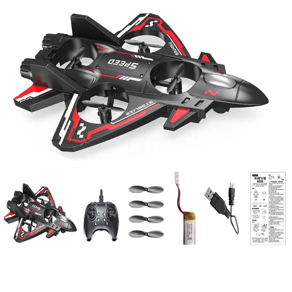 KK Rc Airplanes 2.4G 360° Flips Remote Control Airplane 3-Gear Speeds ...
