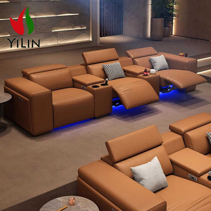 Foshan Leather Recliner Sofa Set - Home China Style Sofa