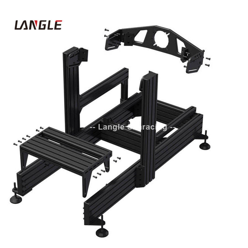 Movable Folding SIM Racing Rig Driving Aluminum Profile 4040 Seat ...