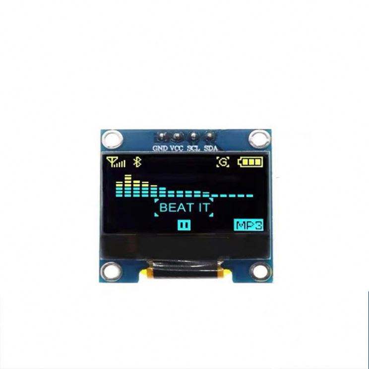 0.96-inch OLED Display 12864 - White/blue/yellow LCD Screen