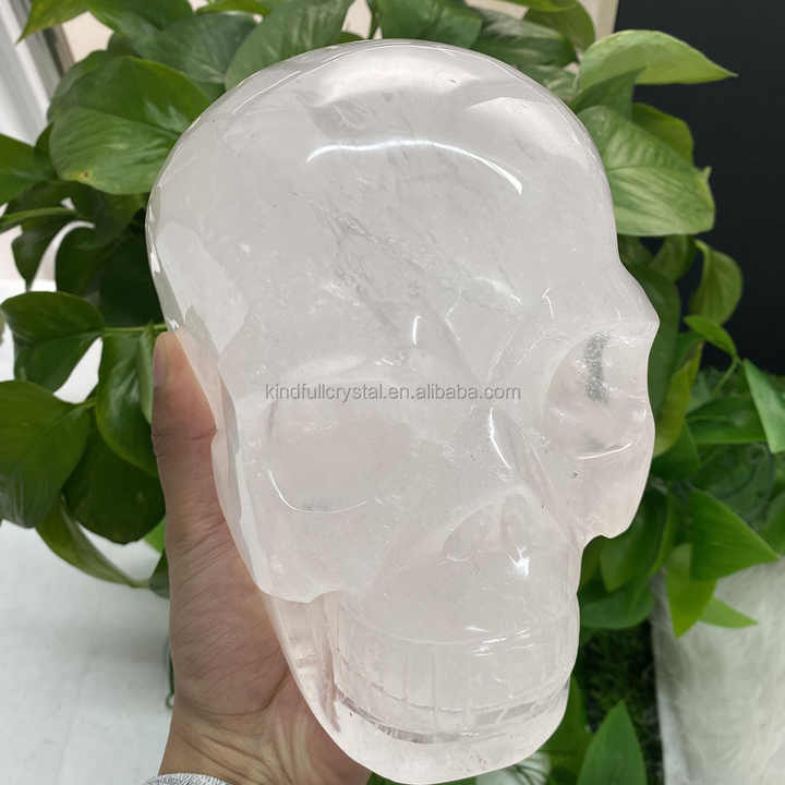 Hot Sale Natural clear Quartz Crystal Skulls Hand Carved Crystal Skull ...