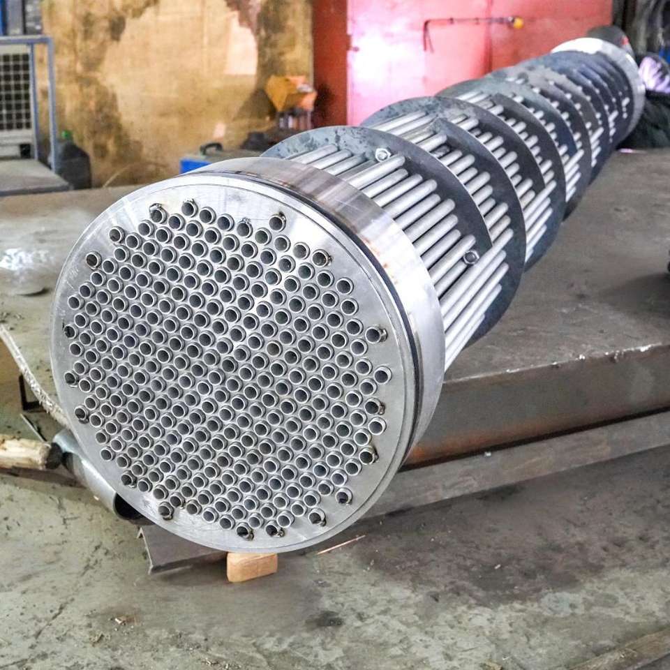 Shell Tube Heat Exchanger for Exhaust Gas Cooling Waste Heat Recovery ...