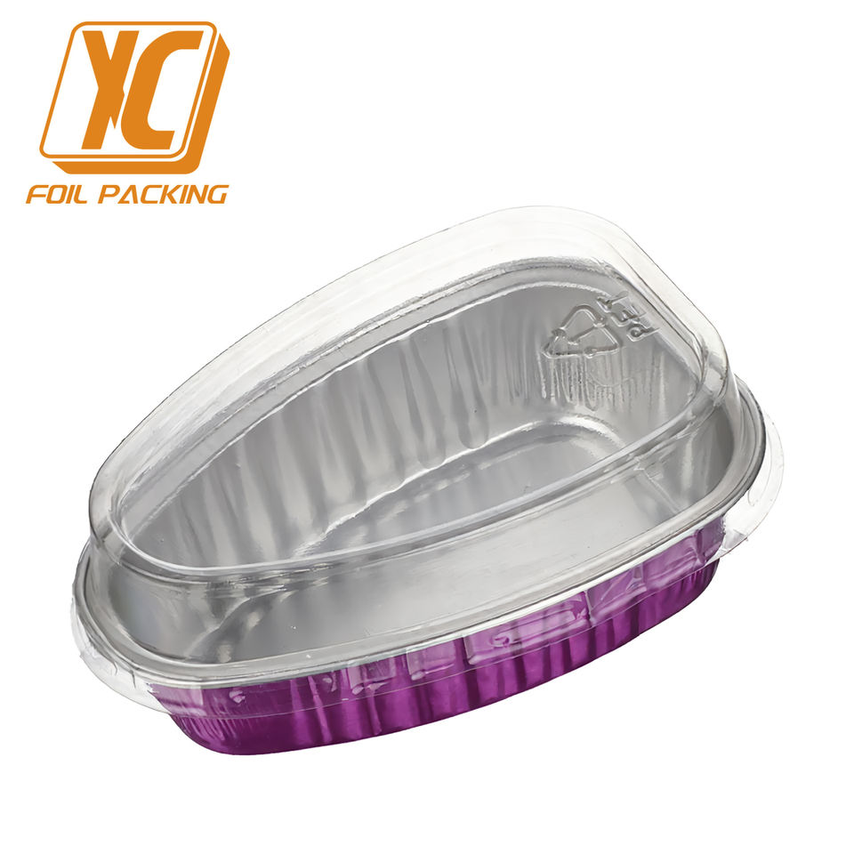 XC Y23 100mL Disposable Aluminum Baking Containers with Transparent ...