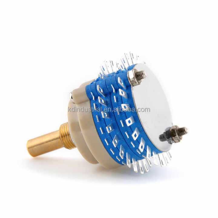 2 Pole 24 Step Rotary Switch for Attenuator Volume Control