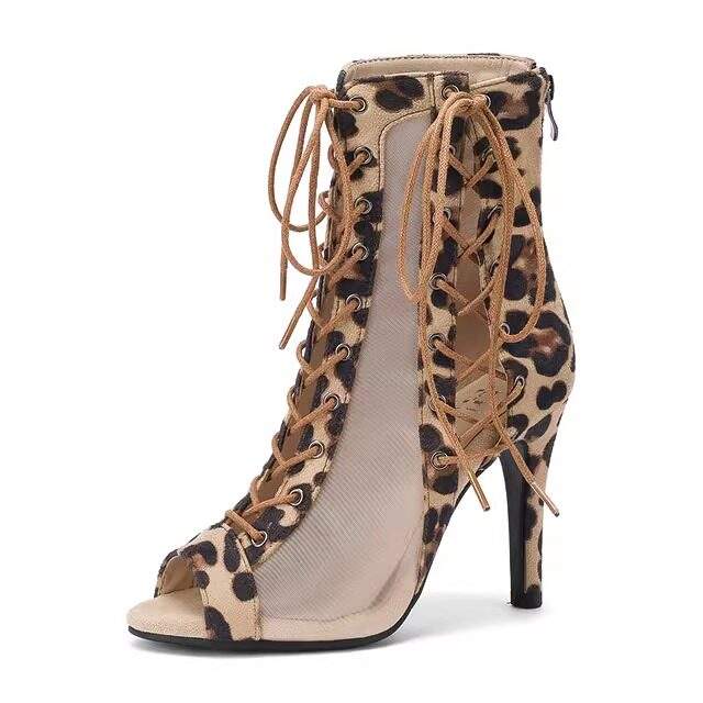 Fish-Mouth Boots Children for Short Boots Jazz Dance High Heels Dance ...