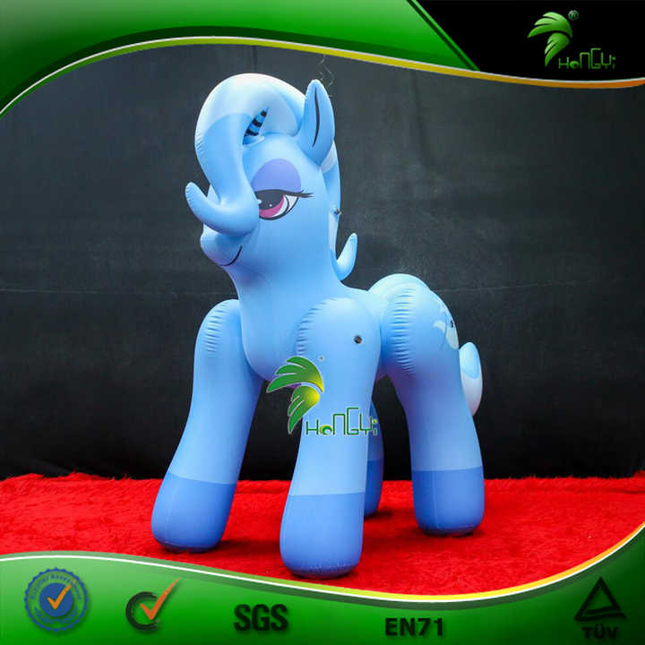 Inflatable Blue Sexy Horse Toy Inflatable Pool Toys for Adult Bouncing ...