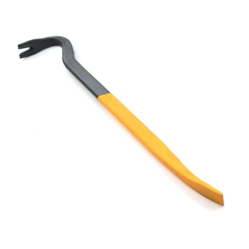 Drop forged carbon steel flat body destruction pry bar with claw nail ...