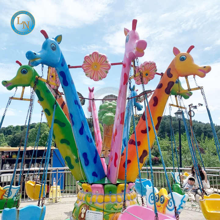 Giraffe Children Playground Attraction Kids Fun Amusement Park Animal ...