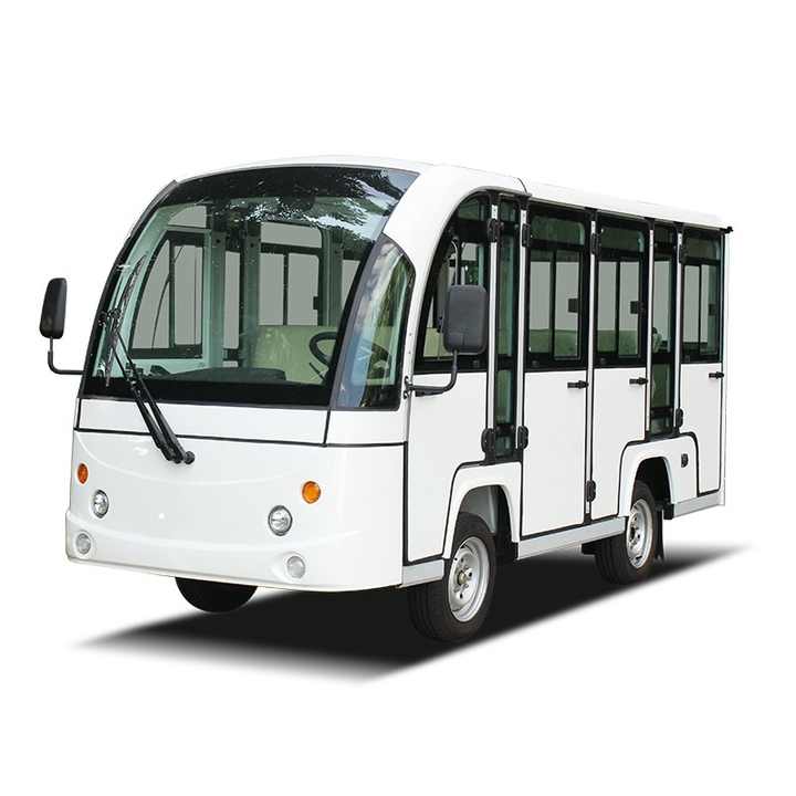 Fully Enclosed 23 Seater Electric Sightseeing Bus 96v, 13.5kw AC System ...