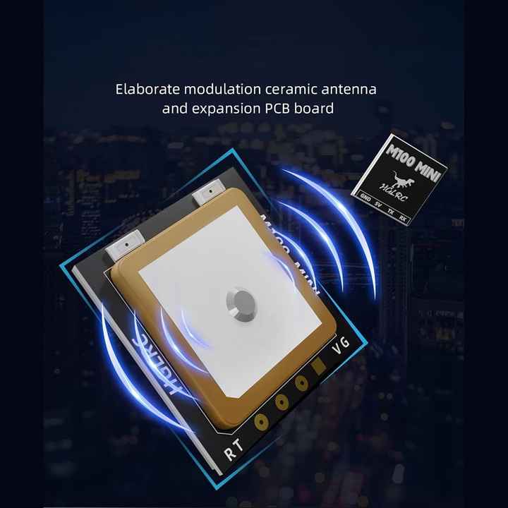 HGLRC Mini M100 GPS Module for UBLOX Compatible for 2-7 Inch FPV Racing ...