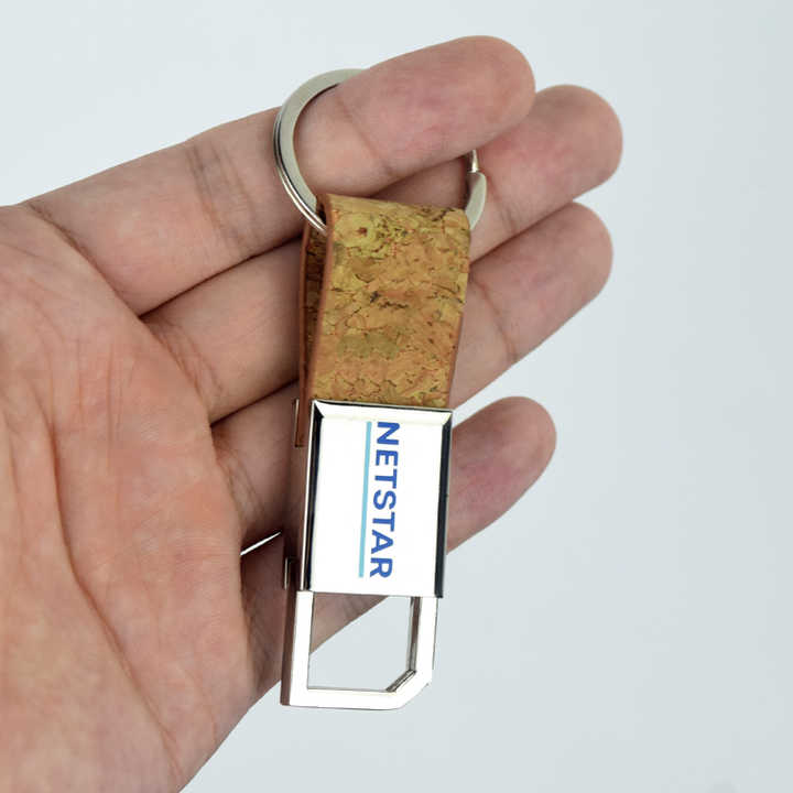 Custom Eco Biodegradable Cork Welcome Kit Lanyard