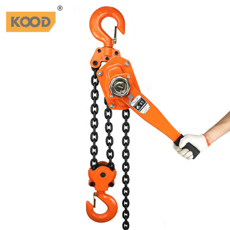 Hand Lever Chain Block - 0.75-9T Manual Hoist for Construction