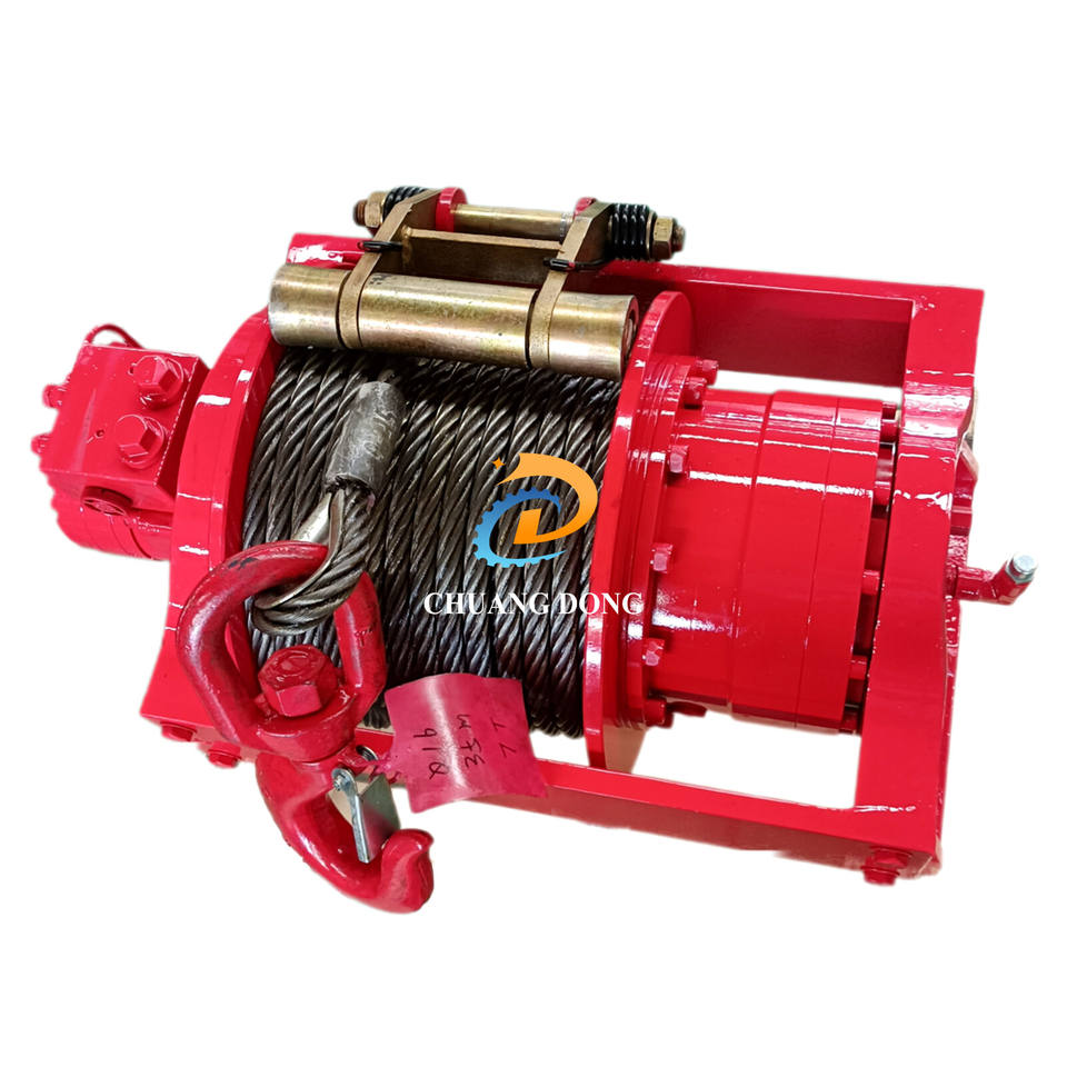 Hydraulic Pulling Towing Winch 18000lbs 8t Tensioner Steel Wire Rope ...