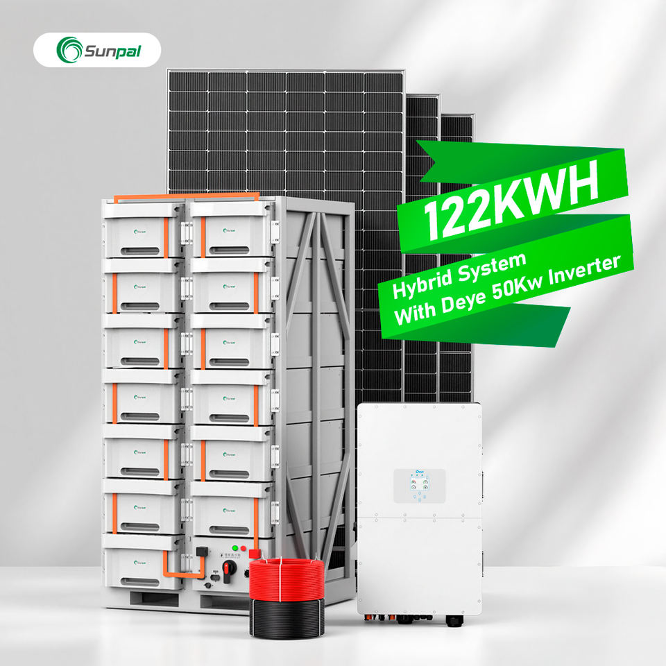 Sunpal ESS off Grid Battery System 40KW 122.8kWh 100kWh Hybrid Solar ...