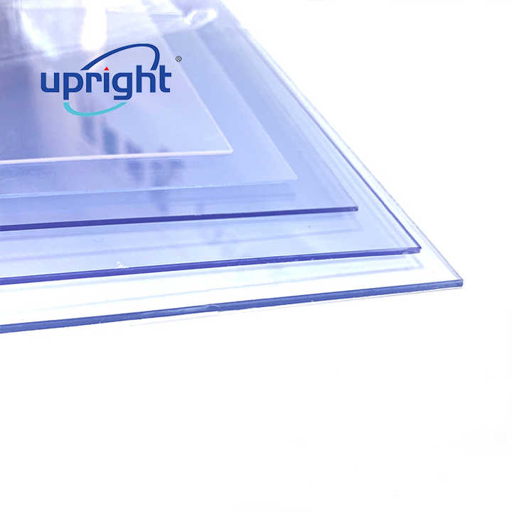 Upright Uv Resistant clear Plastic Sheets Rigid Vinyl Sheets 1mm clear ...
