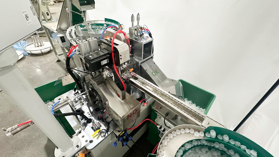 Automatic Assembly Machine 220V 2.0m Head Cap Pressing in Detection 2 ...