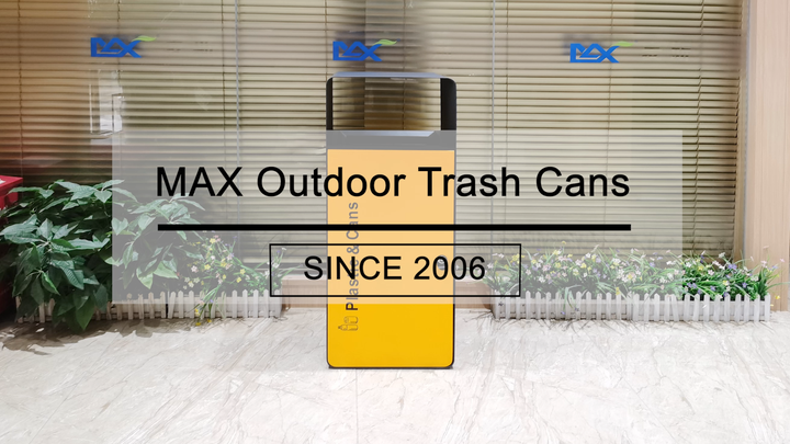 Outdoor Street Dustbin Steel Trash Bin Factory Garbage Can Factory ...
