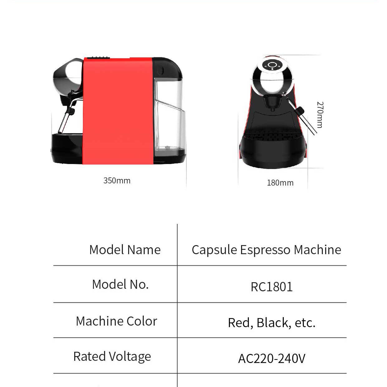 Buy Nespresso Capsule Coffee Machine China | Portable 20Bar