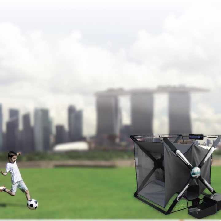Portable Soccer Training Machine Improve Passing & Shooting Football ...