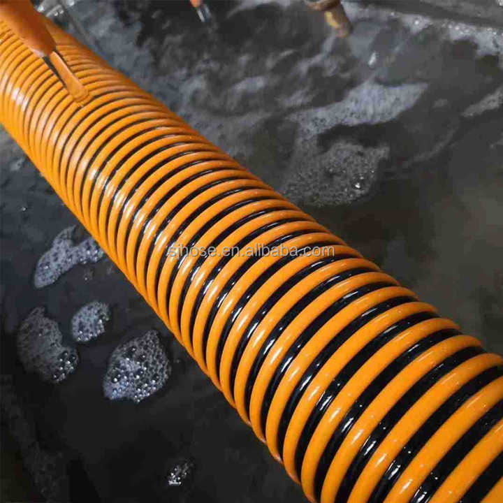 6 Inch 152mm PVC Grit Hose Suction Delivery Mining Hose for Abrasive ...