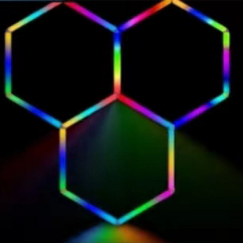 Commercial New Honeycomb Ceiling Colorful Light Kit Hexagonal Led Lamps ...