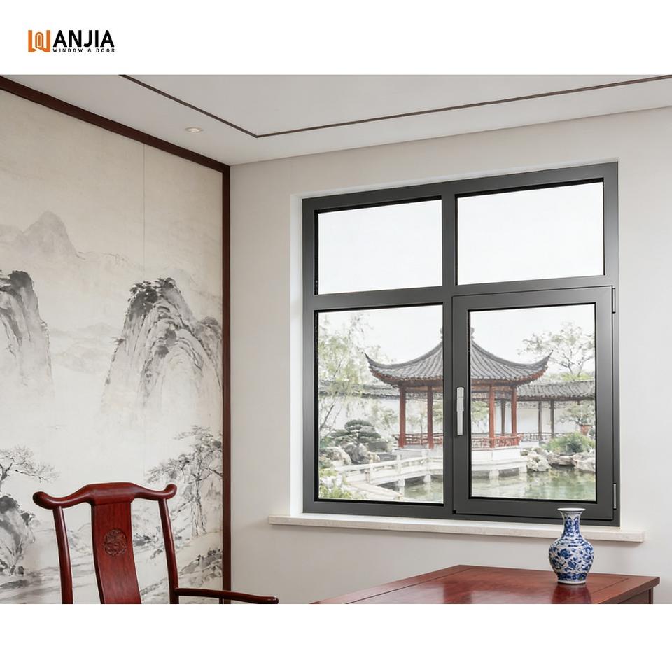 NFRC USA Project Soundproof Impact Swing Casement Window Thermal Break ...