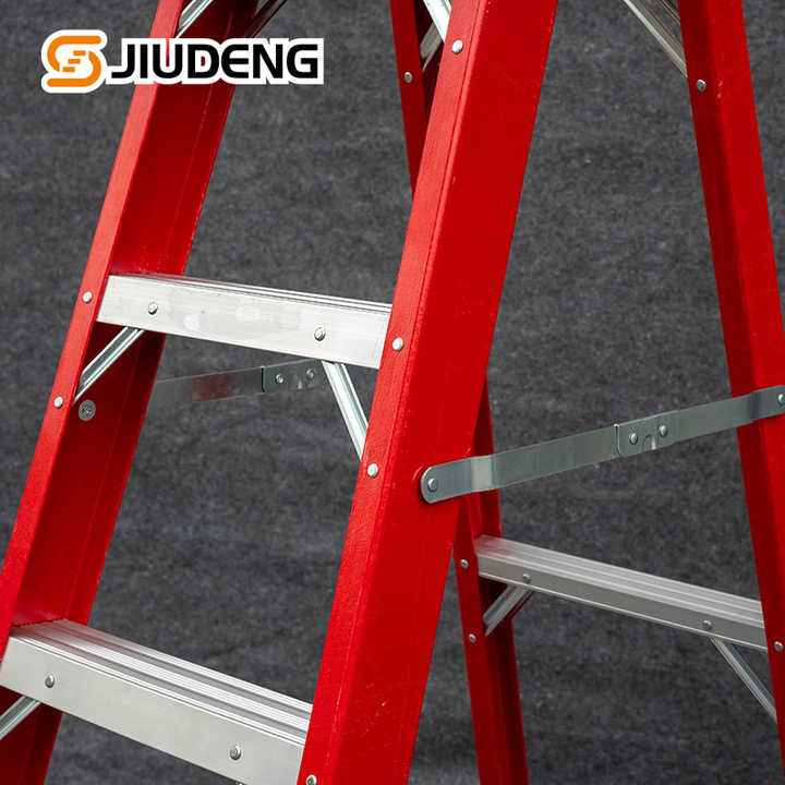 FRP Folding Ladder 4 6 8 10 12 Foot Fiberglass a Shape Insulation ...