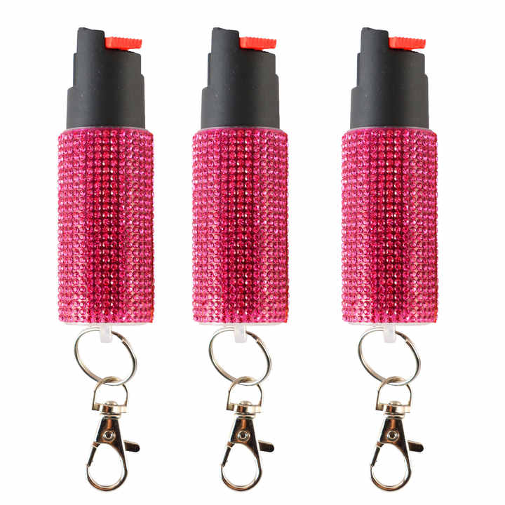 New Spray Self Defense Spray Fashion Keychain Sabre Safety Ladies ...