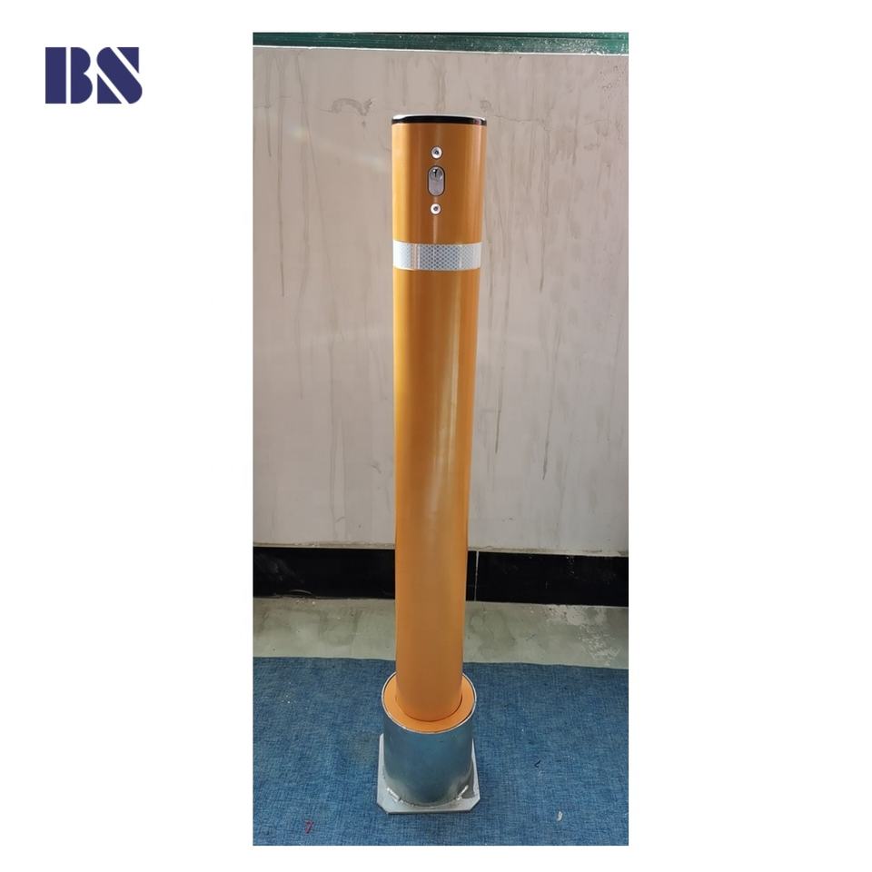Parking Steel Bollard Outdoor Manual Removable Lockable Traffic Barrier ...