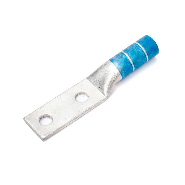 CHAER Two Hole Double Hole Long Barrel Copper Lugs Tinned