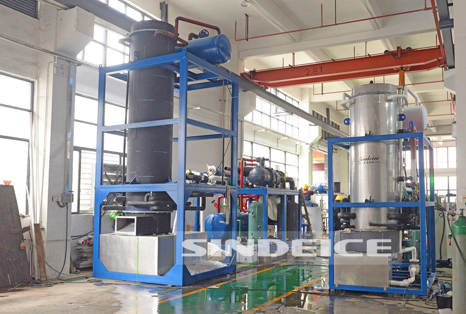 SINDEICE 20 Tons Industrial Ice Maker Machine Factory Price Tube Ice ...