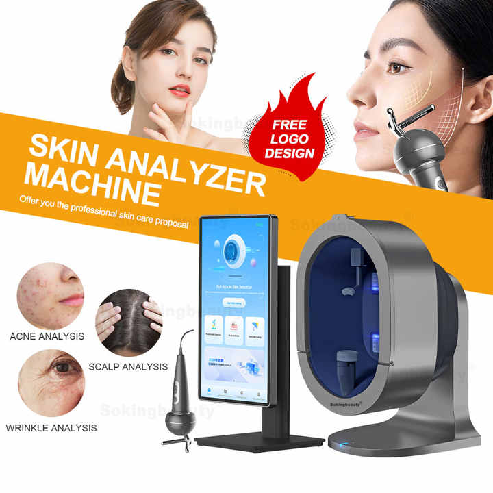 2025 New Models X5 Pro Professional Portable Digital 3D Skin Tester ...