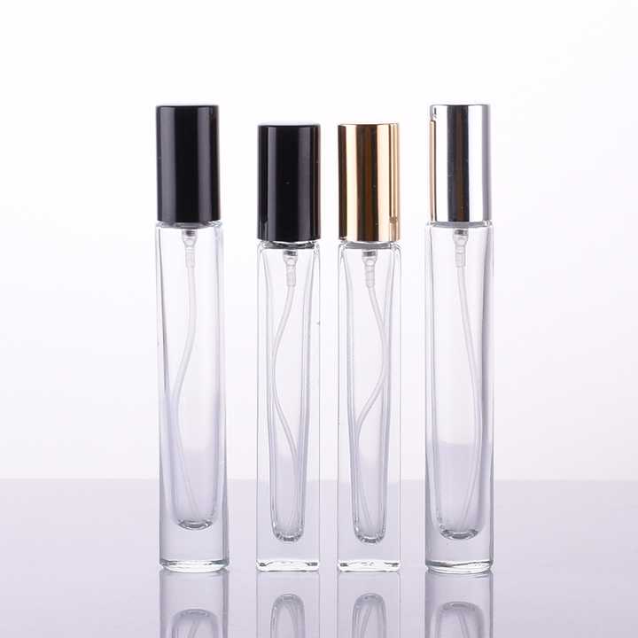 Wholesale 10ml square Transparent Glass Perfume Small Refillable Empty ...