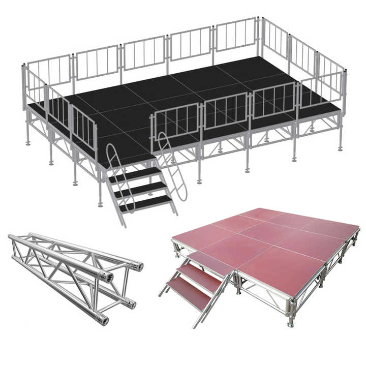 Outdoor Portable Aluminum Mobile Stage Platform Used Performance Stage ...