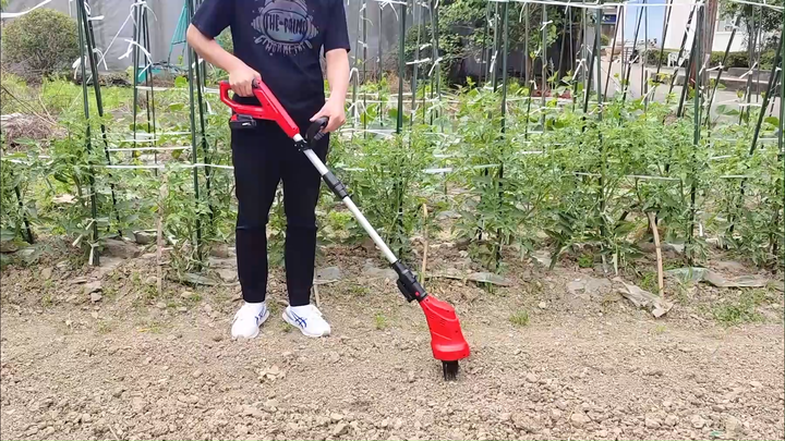 VERTAK 20V Cordless Hand Twist Tiller - Easy Garden Cultivation