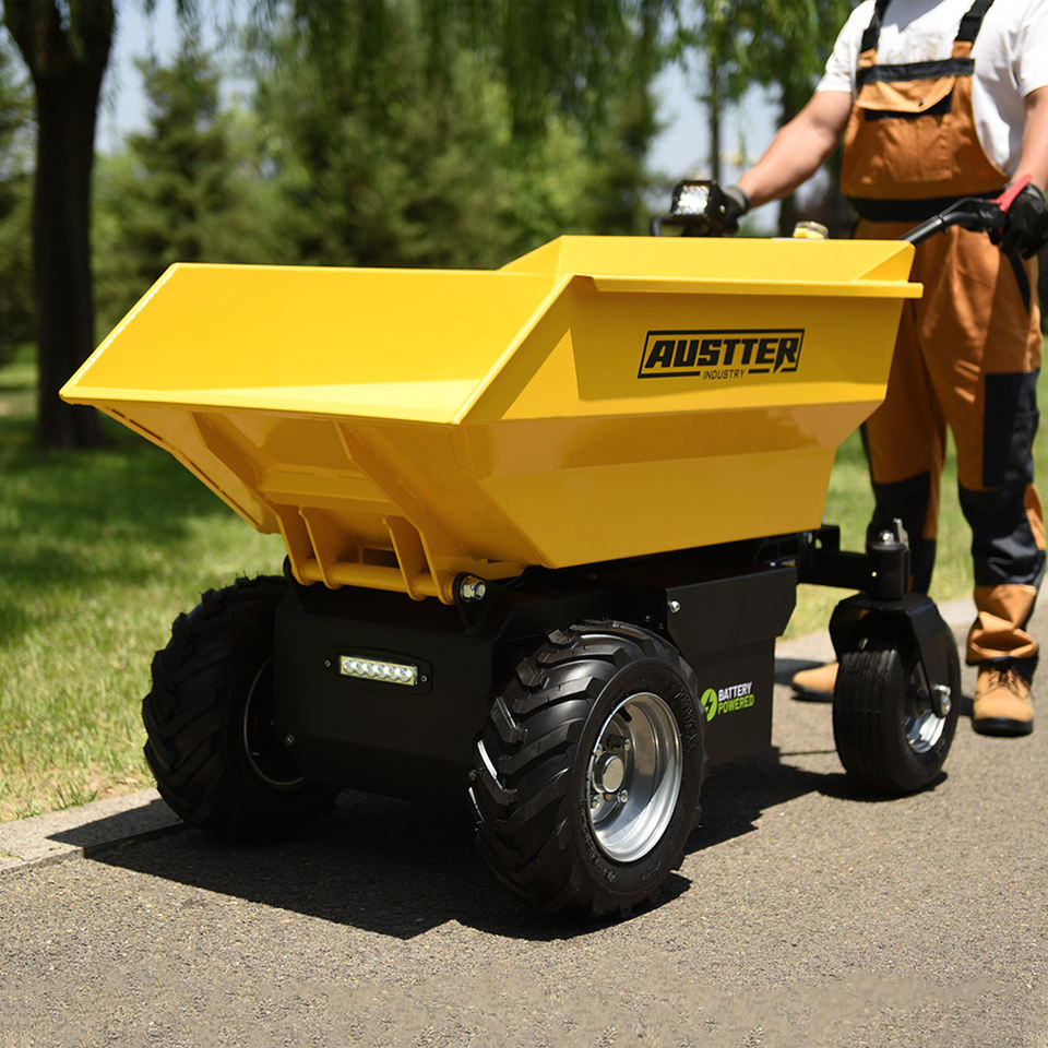 AUSTTER Electric Battery Mini Dumper - 500kg Capacity