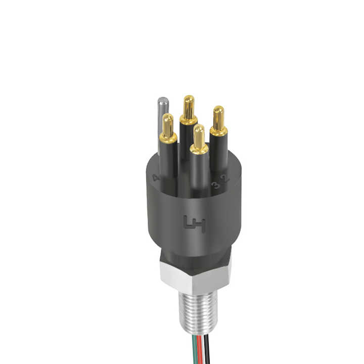 BH4MSS Custom Underwater Subsea Cable Connector 4-Pin Male Bulkhead ...