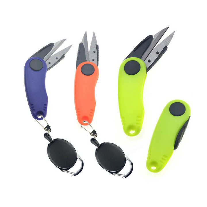 Fishing Quick Knot Tool Kit Shrimp Shape Foldable Scissors Fishing Line ...
