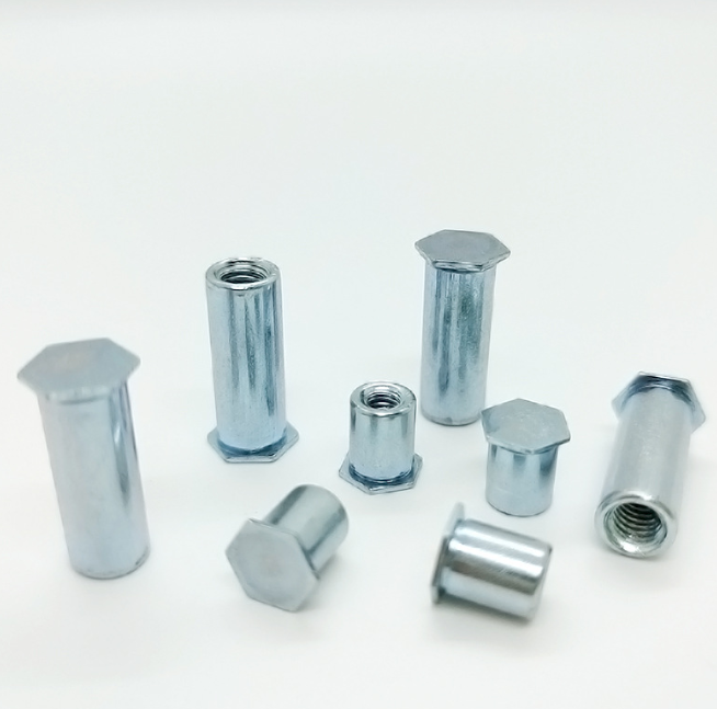 Customised Zinc Plated Hexagon Thru-hole Threaded Self Clinching ...