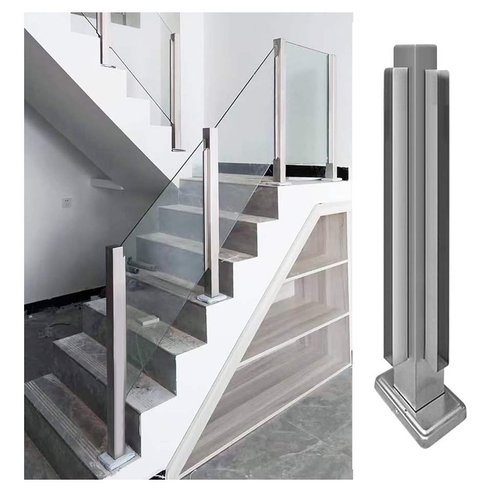 Stainless Steel 304 Glass Railing Balustrade Modern Outdoor Deck ...