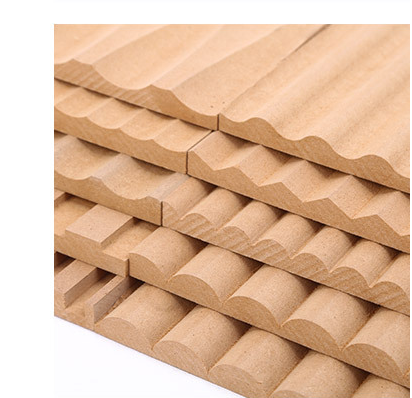 curved corrugated molding board 3d wall panel MDF Decorative Panels ...