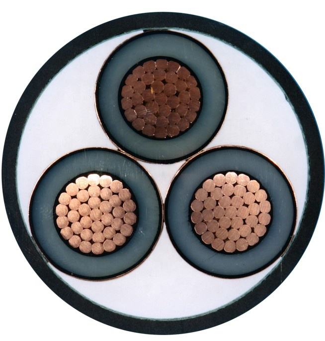 High Voltage Power Station Cable 15 KV XLPE Insulated PVC Sheathed ...